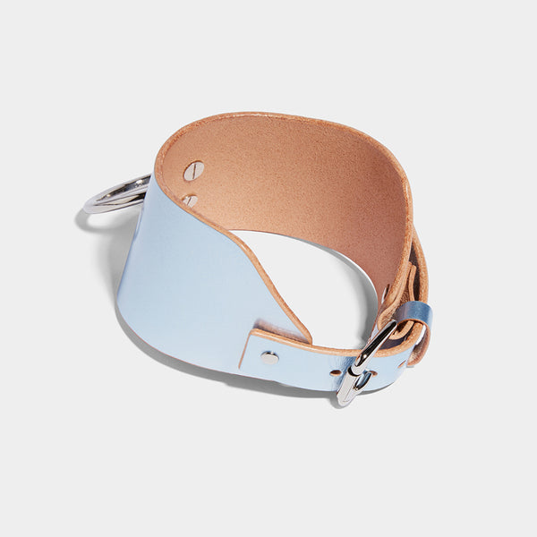 O-Ring Posture Collar Platinum Blue | Fleet Ilya